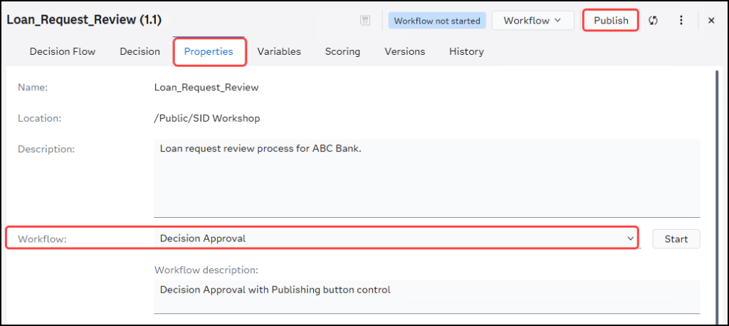 SAS Intelligent Decisioning: Controlling the Publish Button using a ...