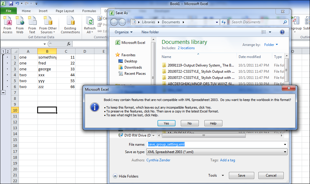 Solved: ExcelXP, use Excel's "Group" feature? - SAS Support Communities
