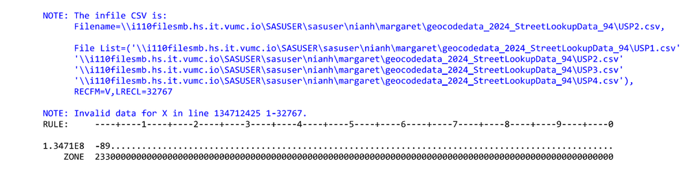 Solved: Re: PROC GEOCODE with downloaded street lookup data - SAS ...