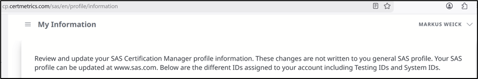 unable to receive SAS email confirmations for 'CertMetrics' Login - SAS ...