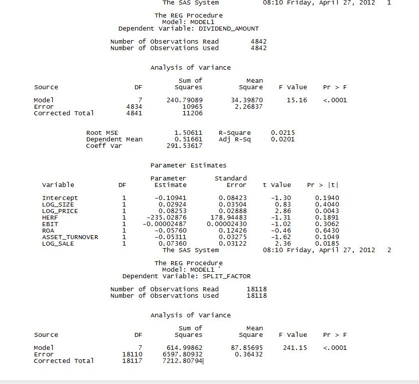Interpreting regression procedure - SAS Support Communities