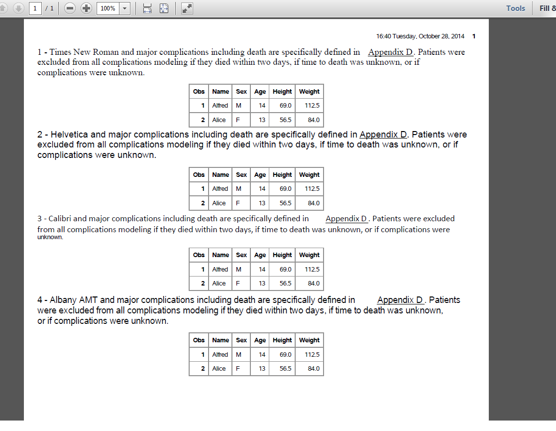 spacing with in-line format changes (ODS -> pdf) - SAS Support Communities