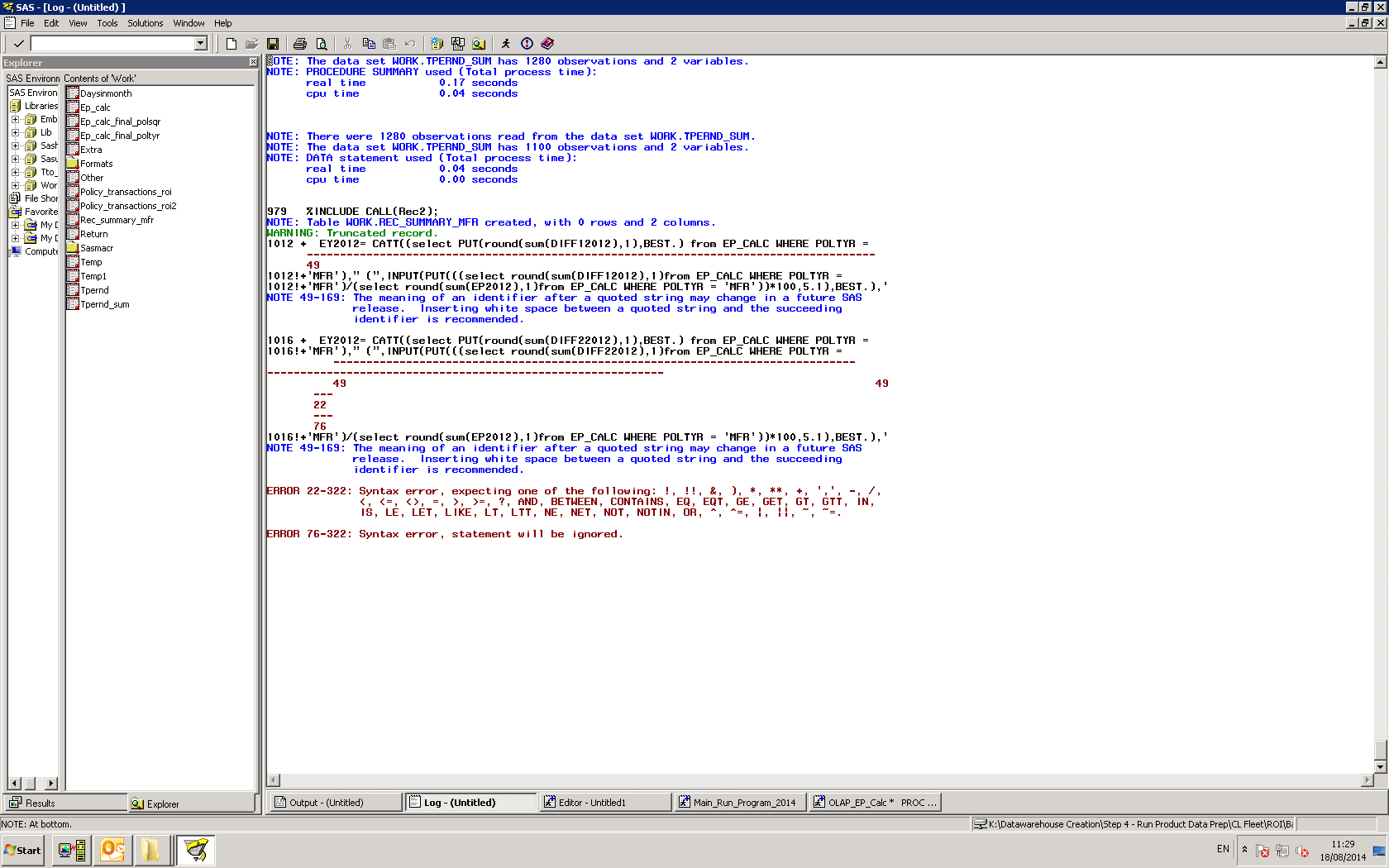 Solved: Truncated record?? - SAS Support Communities