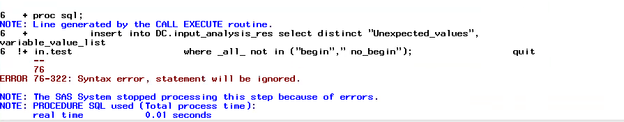 Solved: Macro Data Quality: check numeric values outside boundary conditions c... - SAS Support ...