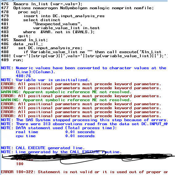 Solved: Macro Data Quality: check numeric values outside boundary conditions c... - SAS Support ...