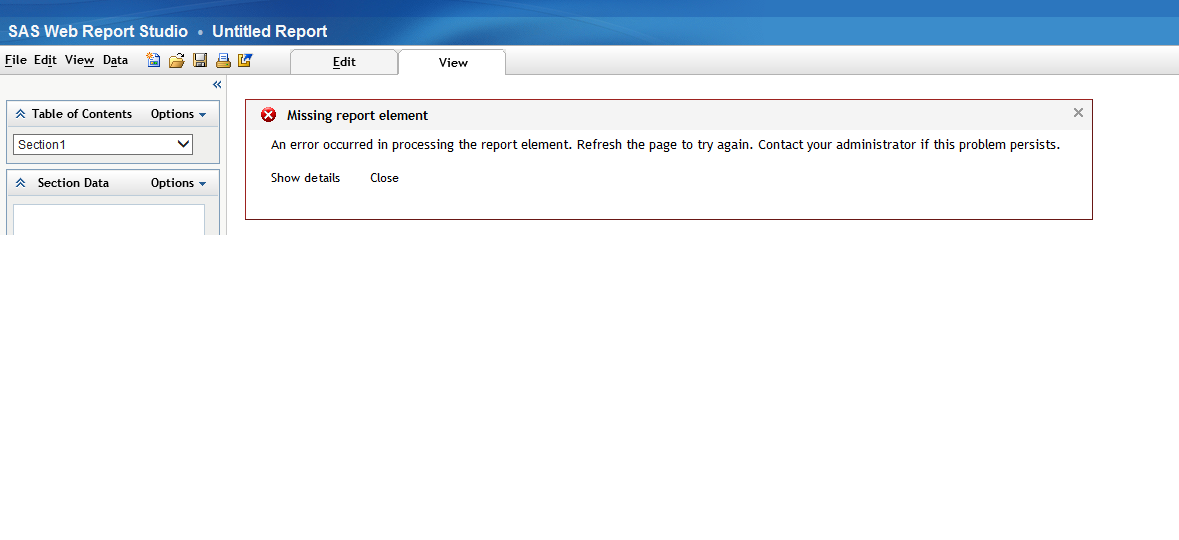 How can I run the Stored Process successfully in SAS Web Report Studio ...