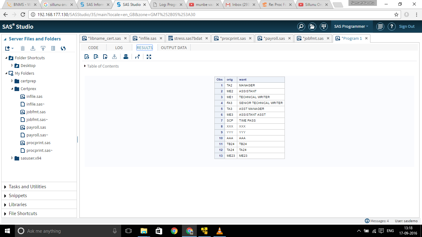 Proc Format - SAS Support Communities