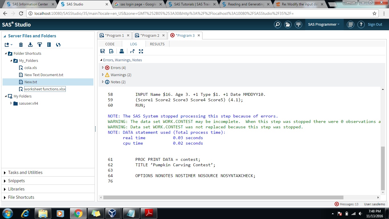 Solved: Modify the input data - SAS Support Communities