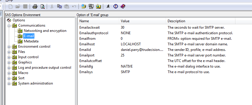 Sas emails connection refused - SAS Support Communities
