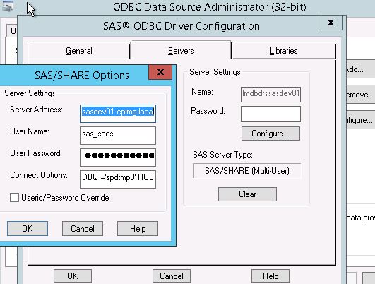 ODBC connection to SAS Spds server from non SAS application - SAS ...