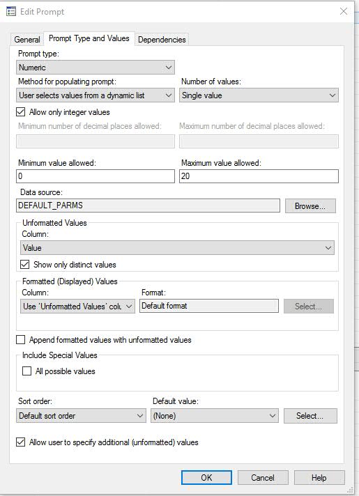 Single Value Prompts With Dynamic Stored Processes - SAS Support Communities