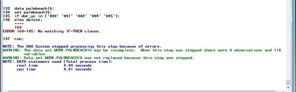 Solved: Deleting groups of observations. - SAS Support Communities