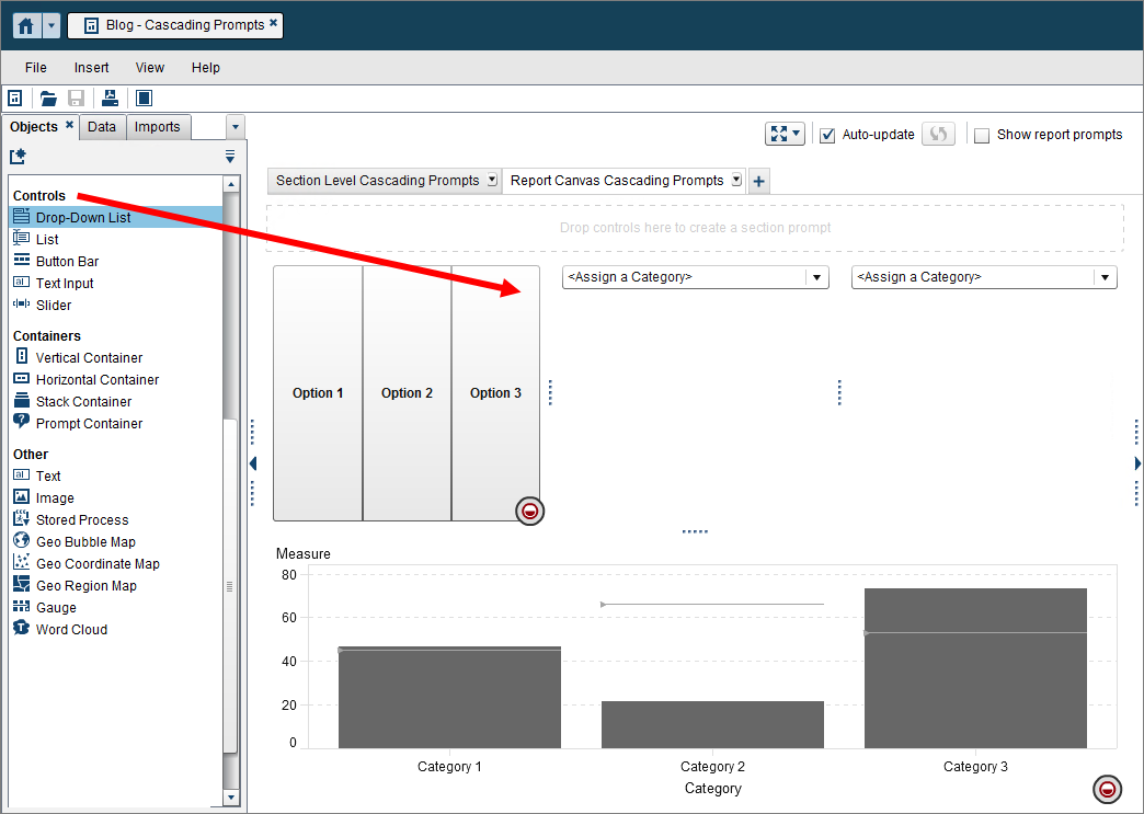 VA 7.3: Configure Cascading Prompts - SAS Support Communities
