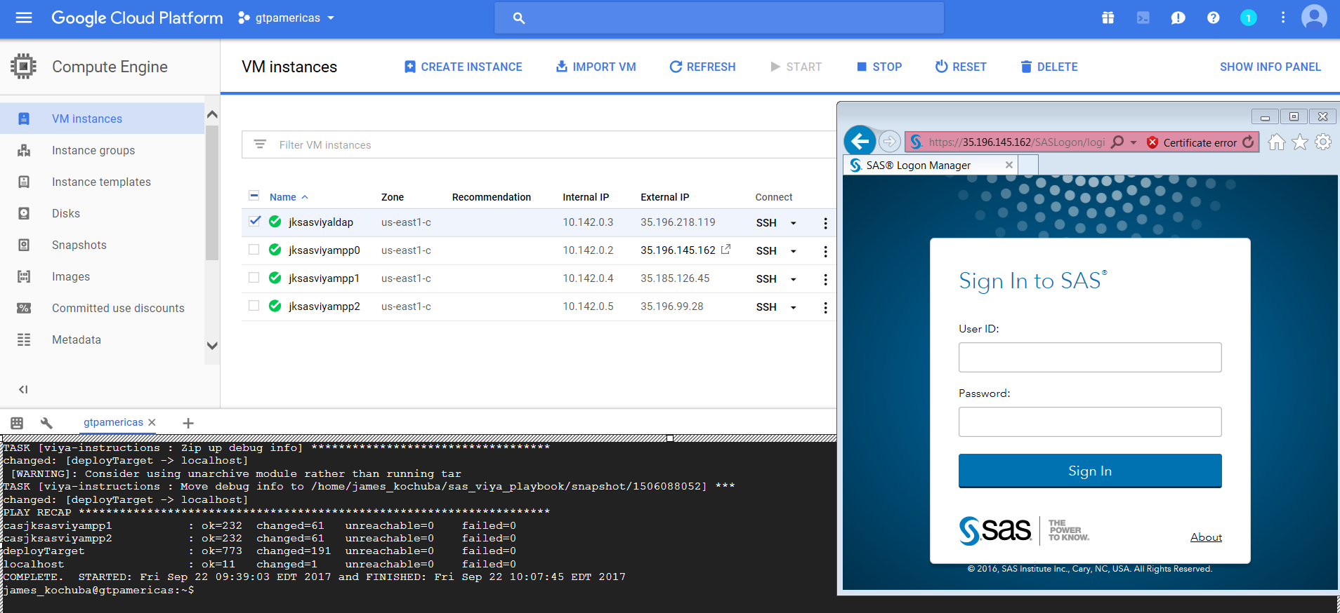 How to run SAS Viya products in Google Cloud Platform (GCP) - SAS ...