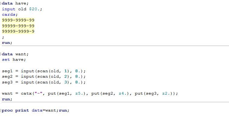 Solved: NDC Format Conversion - SAS Support Communities