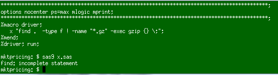 Solved: how to zip files? - SAS Support Communities