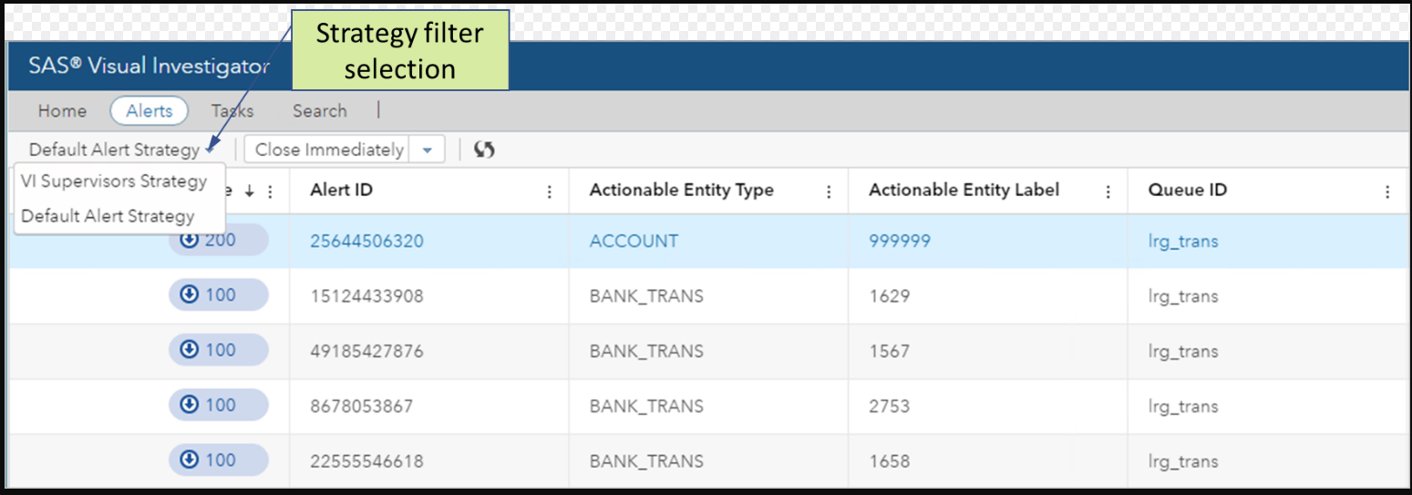 SAS Visual Investigator and Working with Alerts - SAS Support Communities