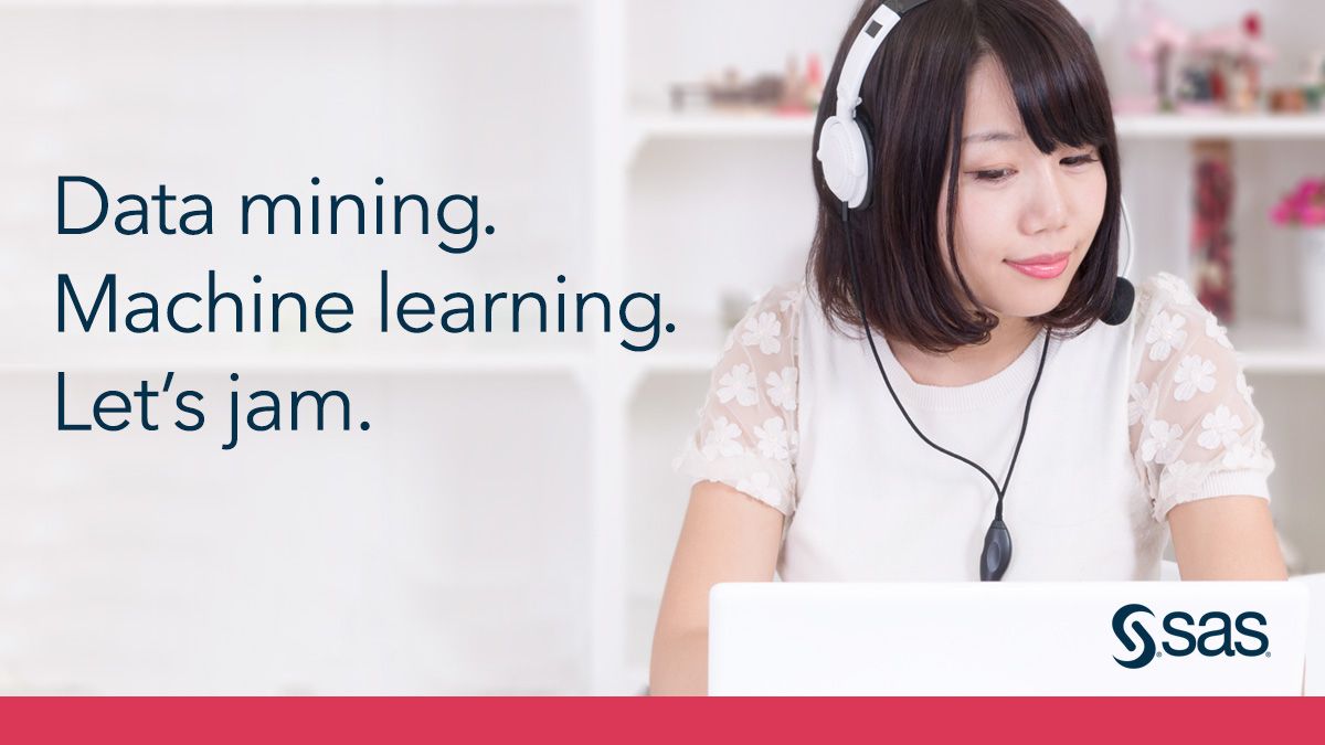 SAS Data Mining and Machine Learning Jam on Nov. 30, 10-11 a.m. ET ...