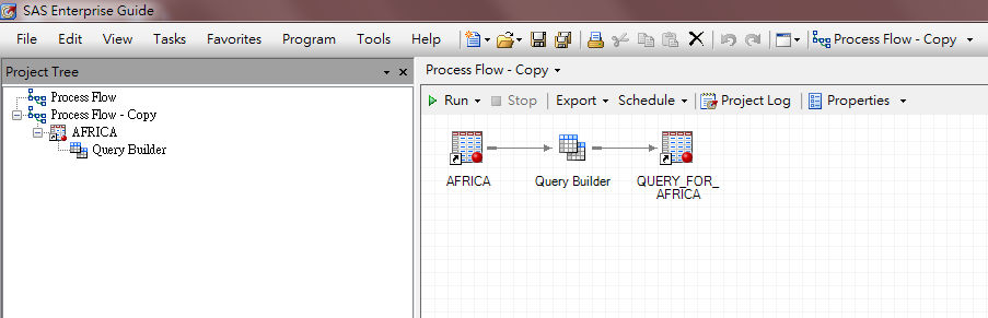SAS EG : Move somethings to another frocessflow, mass up. - SAS Support ...