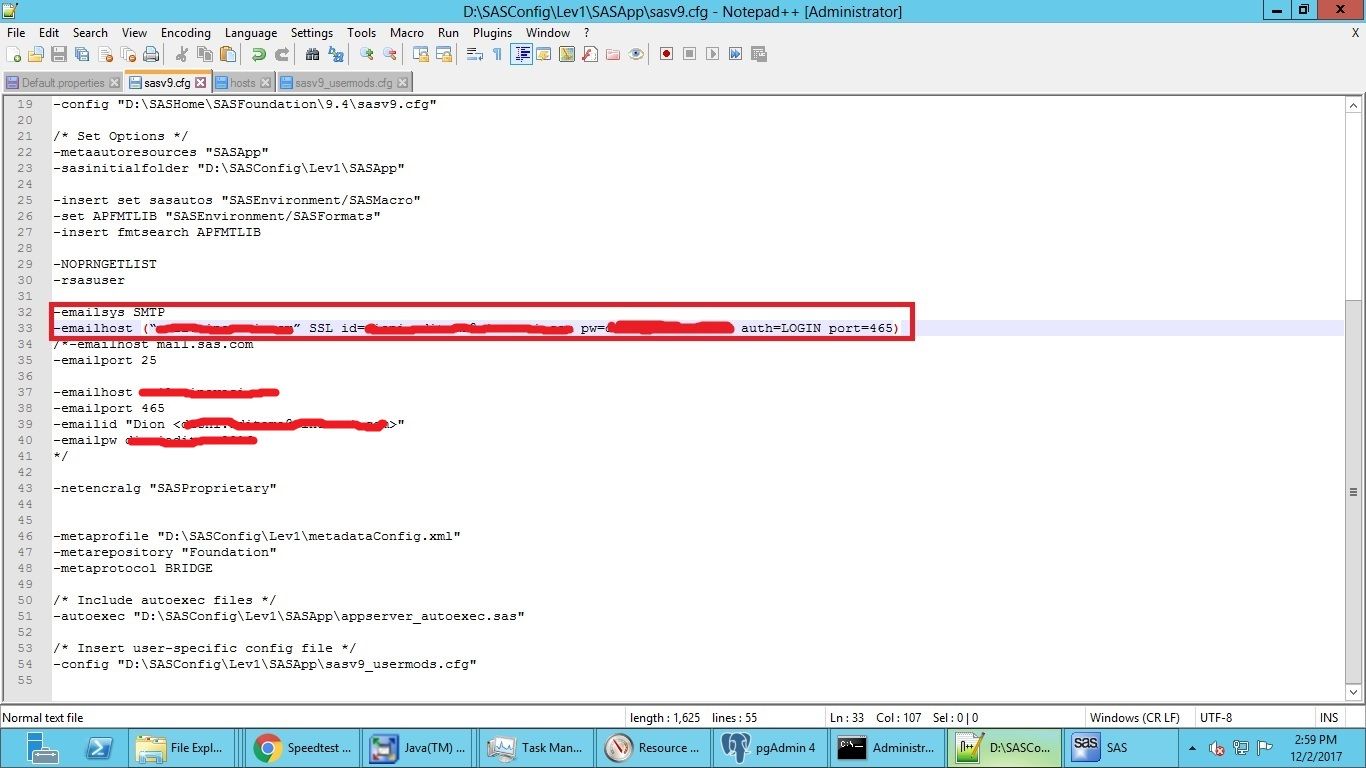 (Ask) SAS Email Configuration (SMTP) To Perform Alert From SAS VA - SAS ...