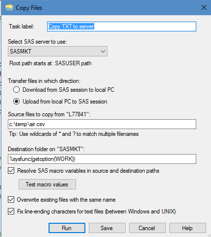 Solved: Getting the file name from importting wizard - SAS Support ...
