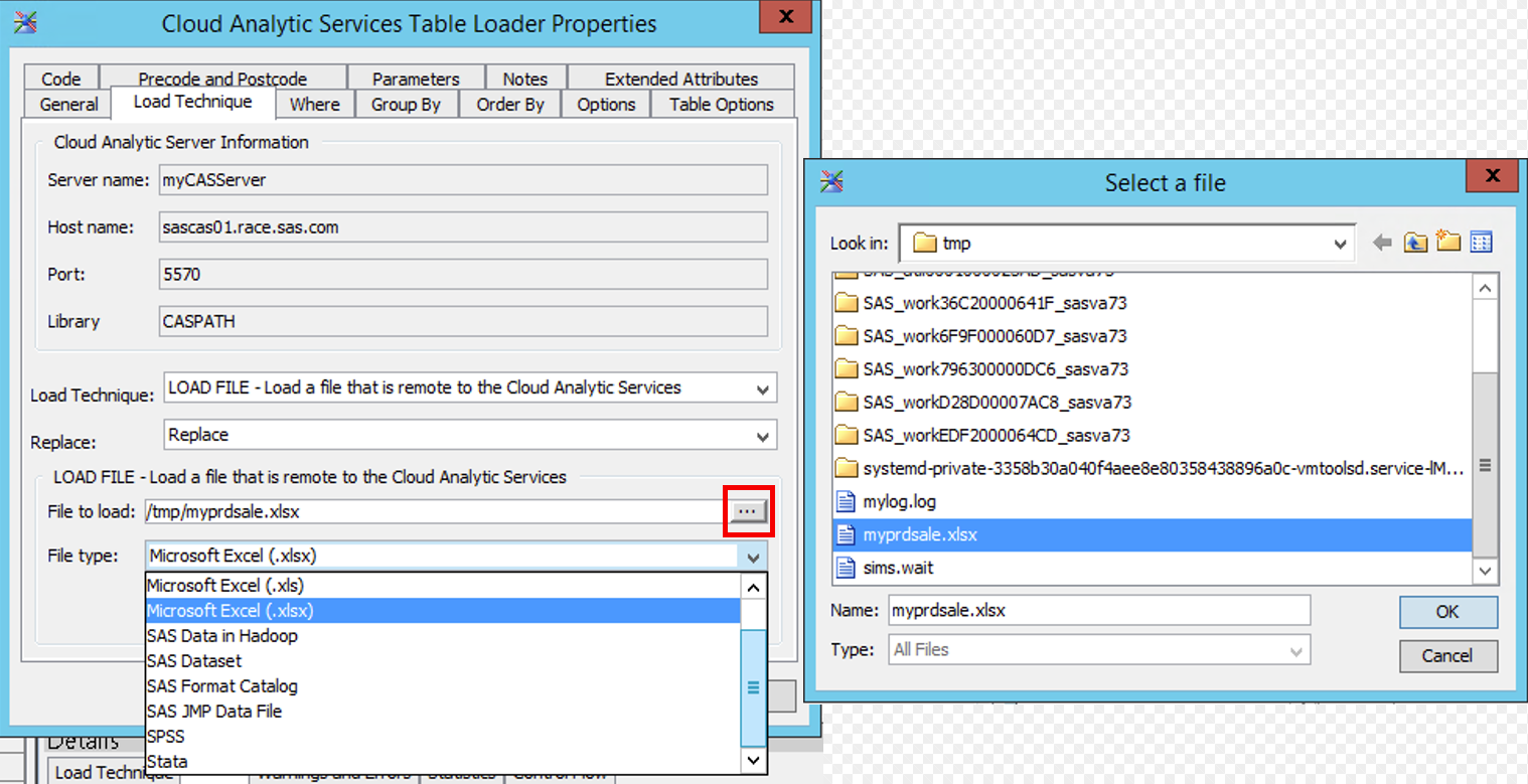 CAS and SAS Data Integration Studio 4.903 (on SAS 9.4M5) - SAS Support ...