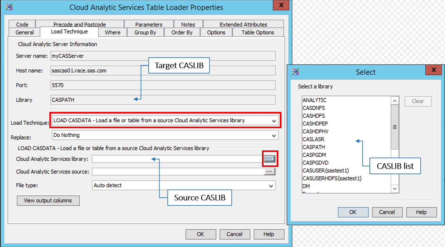 CAS and SAS Data Integration Studio 4.903 (on SAS 9.4M5) - SAS Support ...