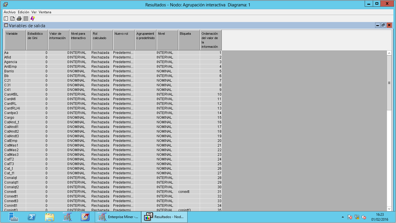 Interactive Grouping results are empty - SAS Support Communities