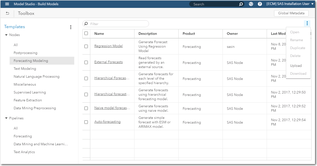 Writing a Pluggable Modeling Strategy for SAS® Visual Forecasting - SAS Support Communities