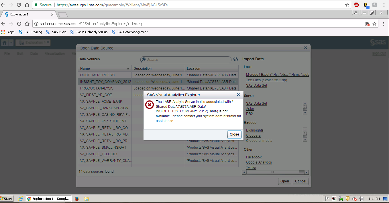 Solved: Chapter 2: Using SAS® Visual Analytics Explorer - SAS Support ...