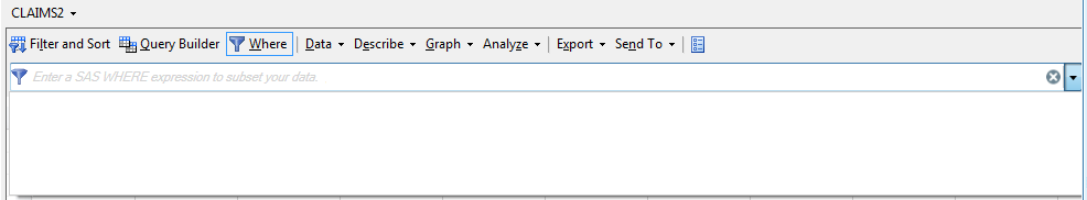 Using where statement in output data viewer - SAS Support Communities