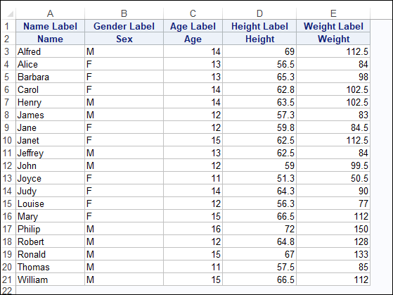 Exporting to Excel 2 rows of column names using SAS EG. - SAS Support Communities