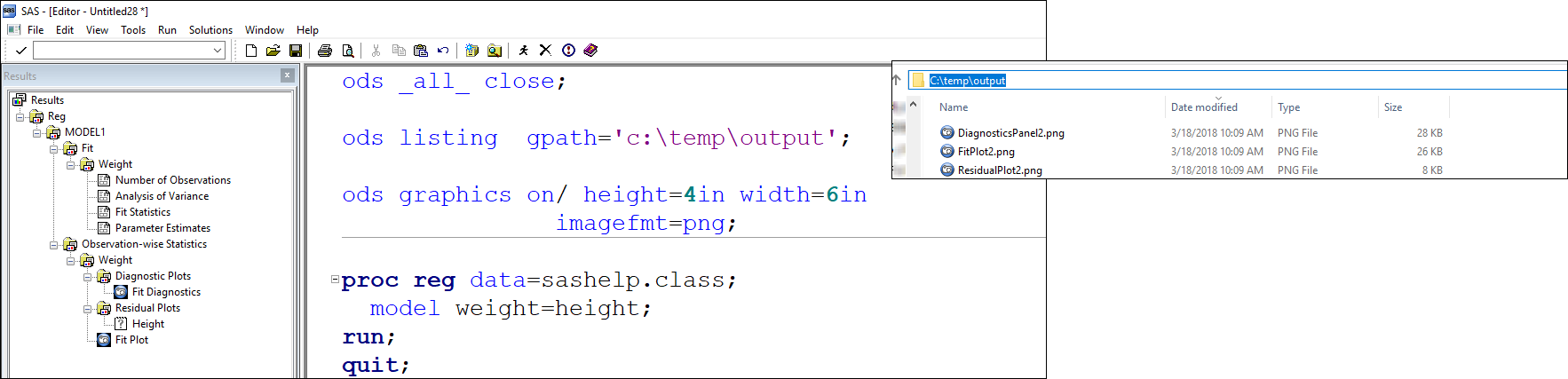 Solved: Include graphs in results window - SAS Support Communities