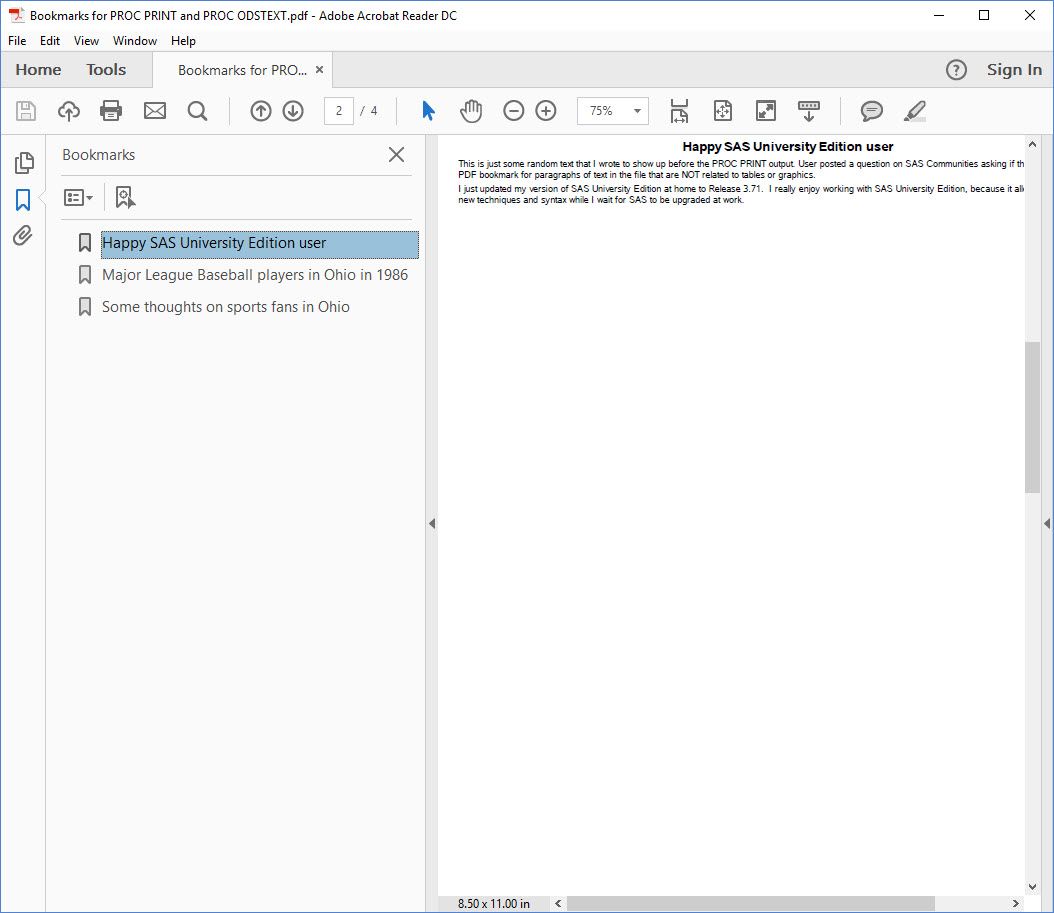 ODS PDF bookmarks - SAS Support Communities