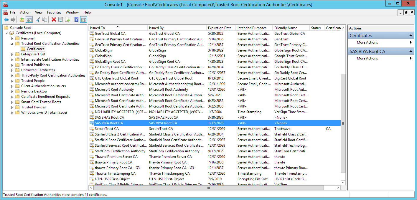 Configuring Enterprise Miner to chat with CAS - SAS Support Communities