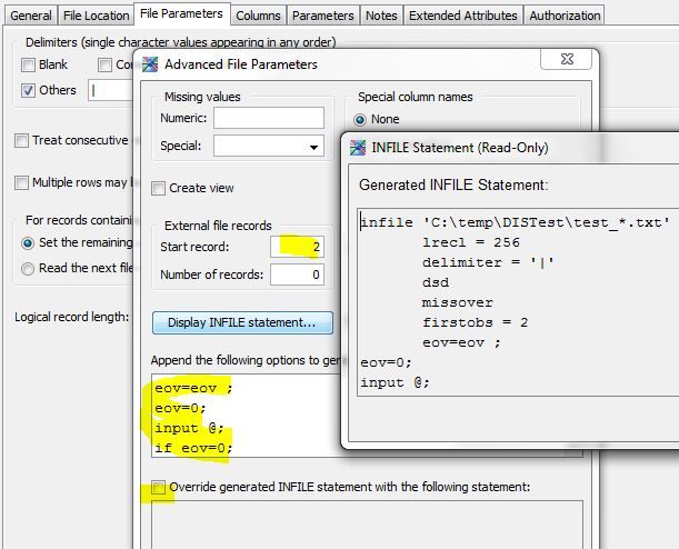 Solved: Flat File Definition and FIRSTOBS - multiple files at once ...