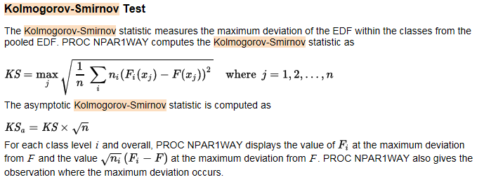 Solved: ks statistic 3 samples - SAS Support Communities