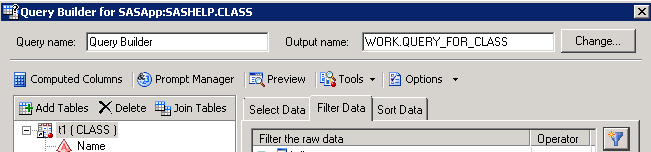 Sas Eg Prompts Only Returning Values Based On 1 Item Sas Support