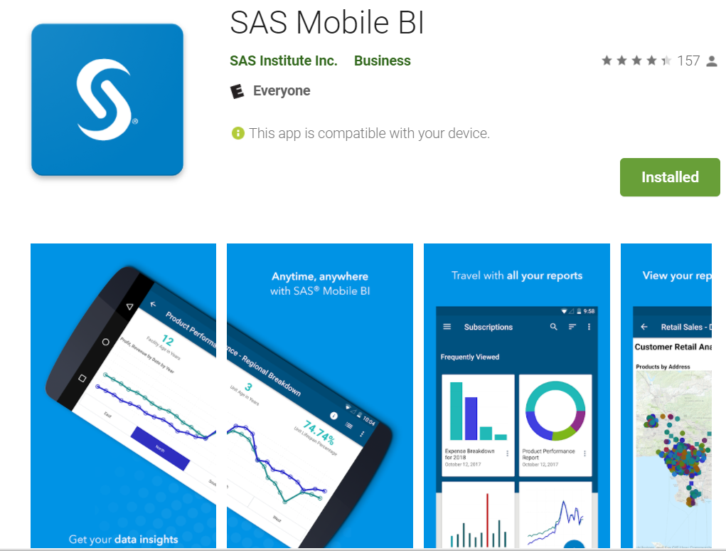 Create Custom SAS Mobile BI Apps using SAS SDKs