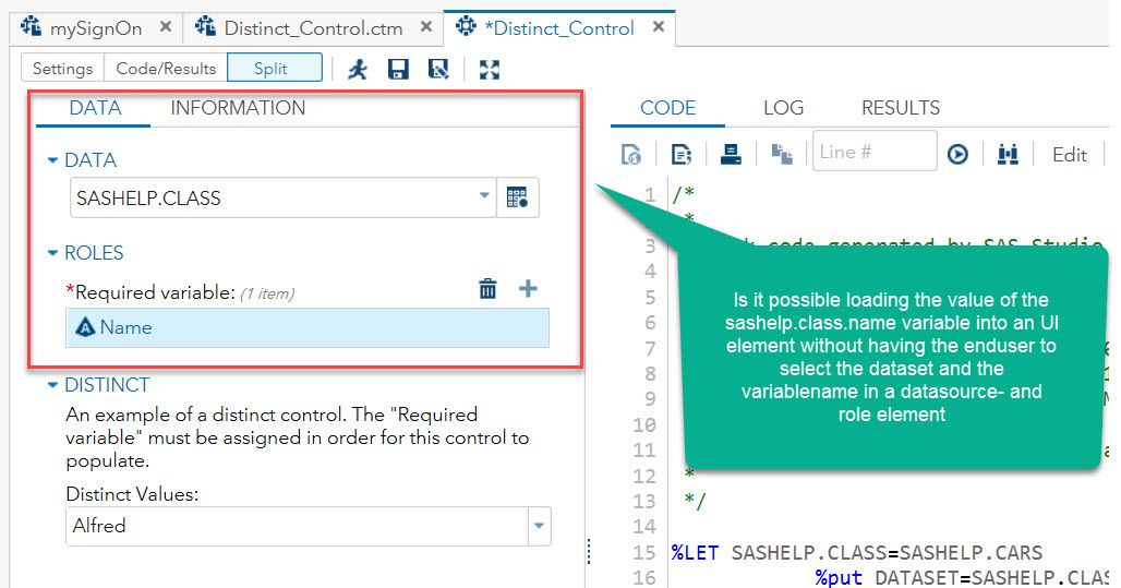 Solved: SAS Studio Custom Task : Load content of a dataset into a UI ...