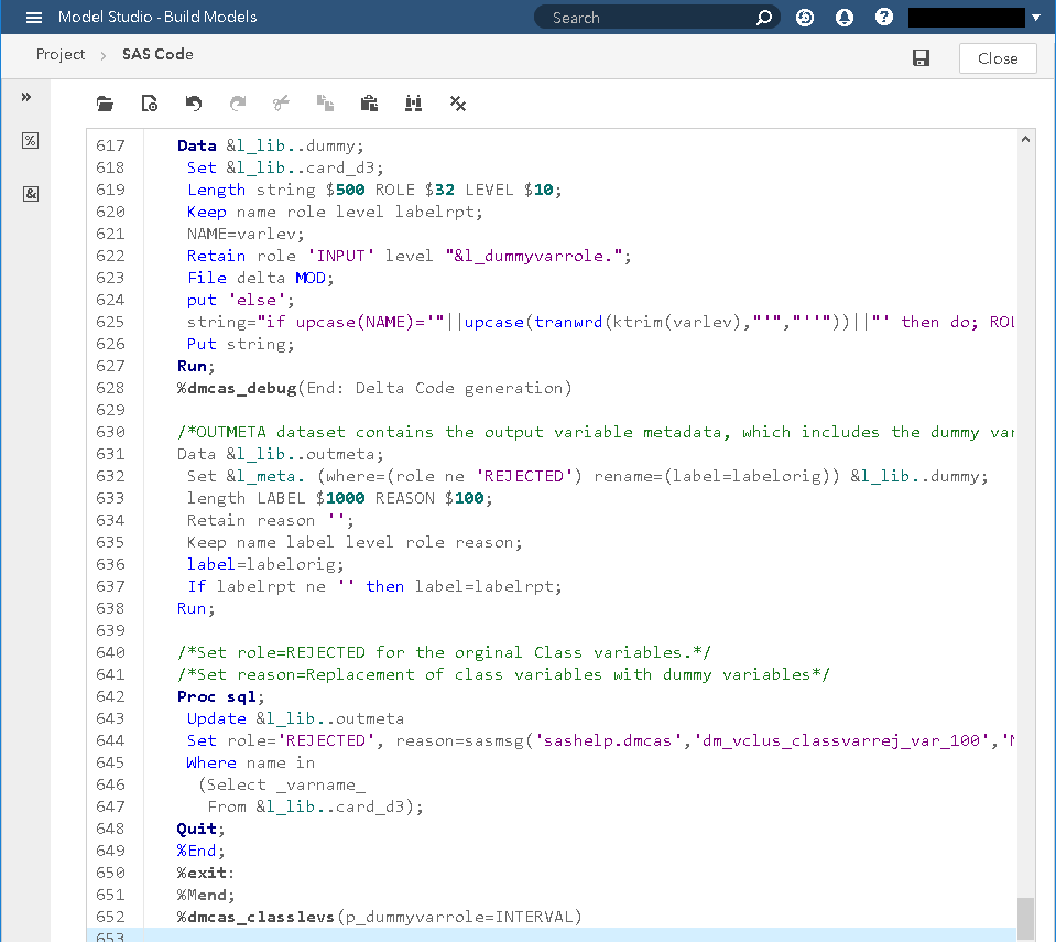 Class Variable One-Hot Encoding in SAS Visual Data Mining and Machine Learning