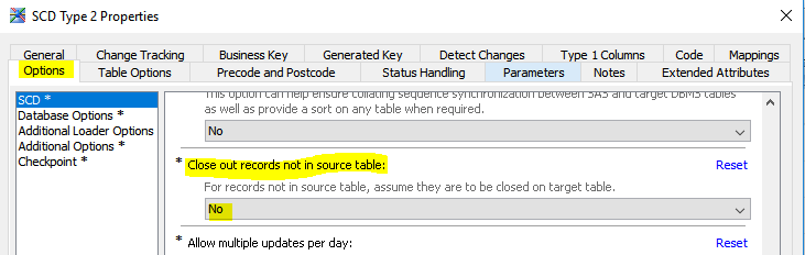 How do I set up the SCD Type 2 Loader to capture out-serviced dates a ...