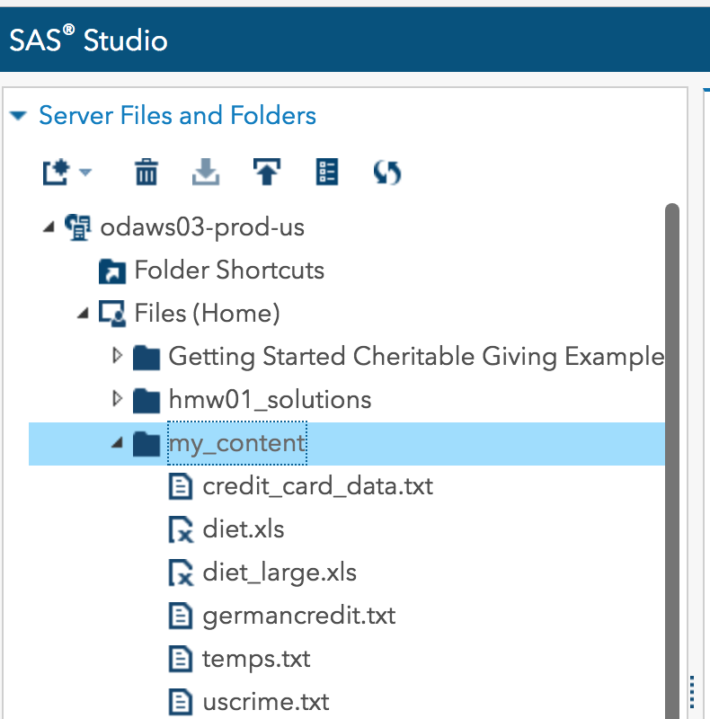 Solved: Course data files do not show up in SAS Enterprise Miner after assigni... - SAS Support ...