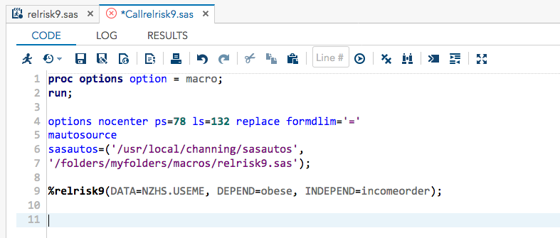 Solved: WARNING: Apparent invocation of macro xxx not resolved. - SAS Support Communities