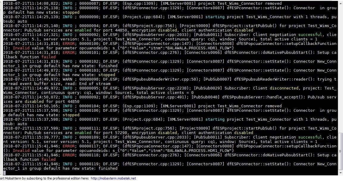 Solved: I want to connect OPC UA Server Using SAS ESP. How to establish ...