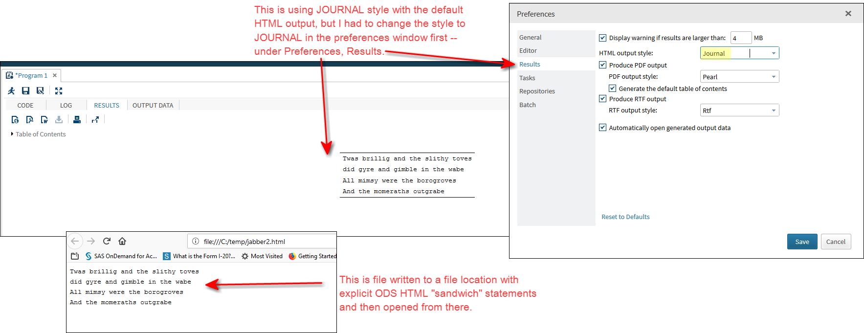 Solved: Dumping Text file to ODS output - SAS Support Communities