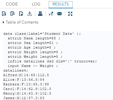 Solved: Dumping Text file to ODS output - SAS Support Communities