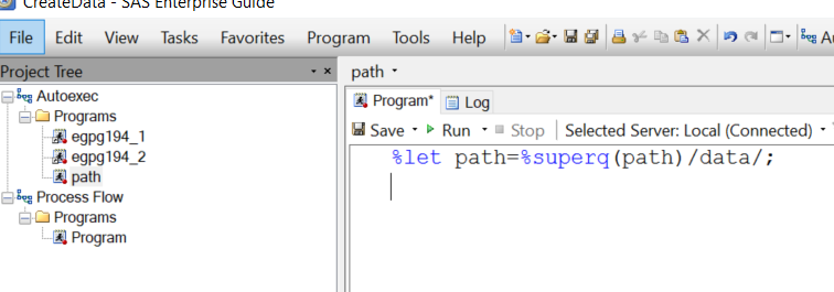SAS Programming Enterprise Guide Course Setup: Update 9/24/2018 - SAS ...