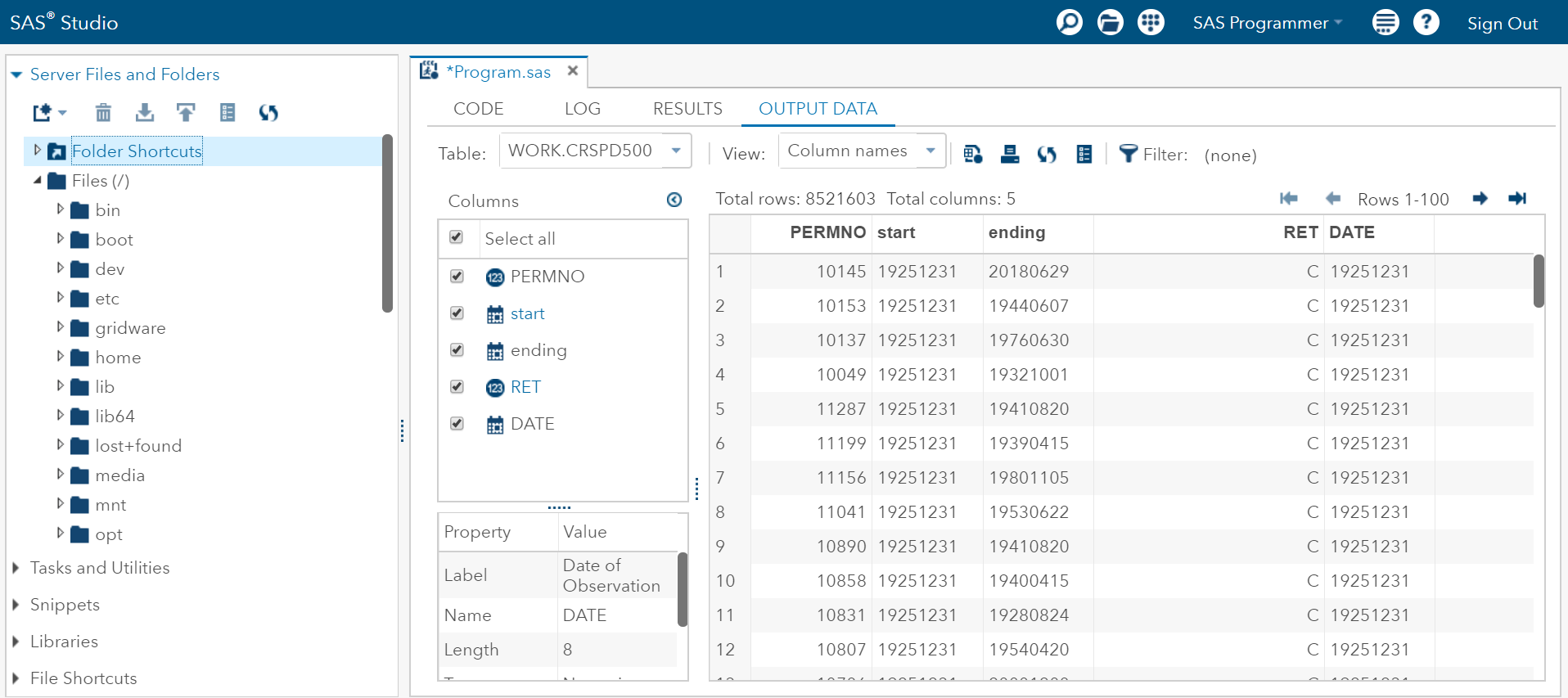 Exporting table - SAS Support Communities