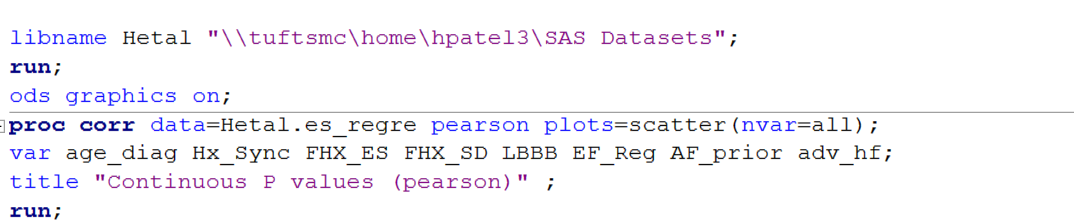 Proc Logistic or Proc Corr? - SAS Support Communities